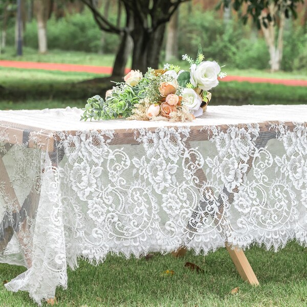 Lace Tablecloth - Etsy