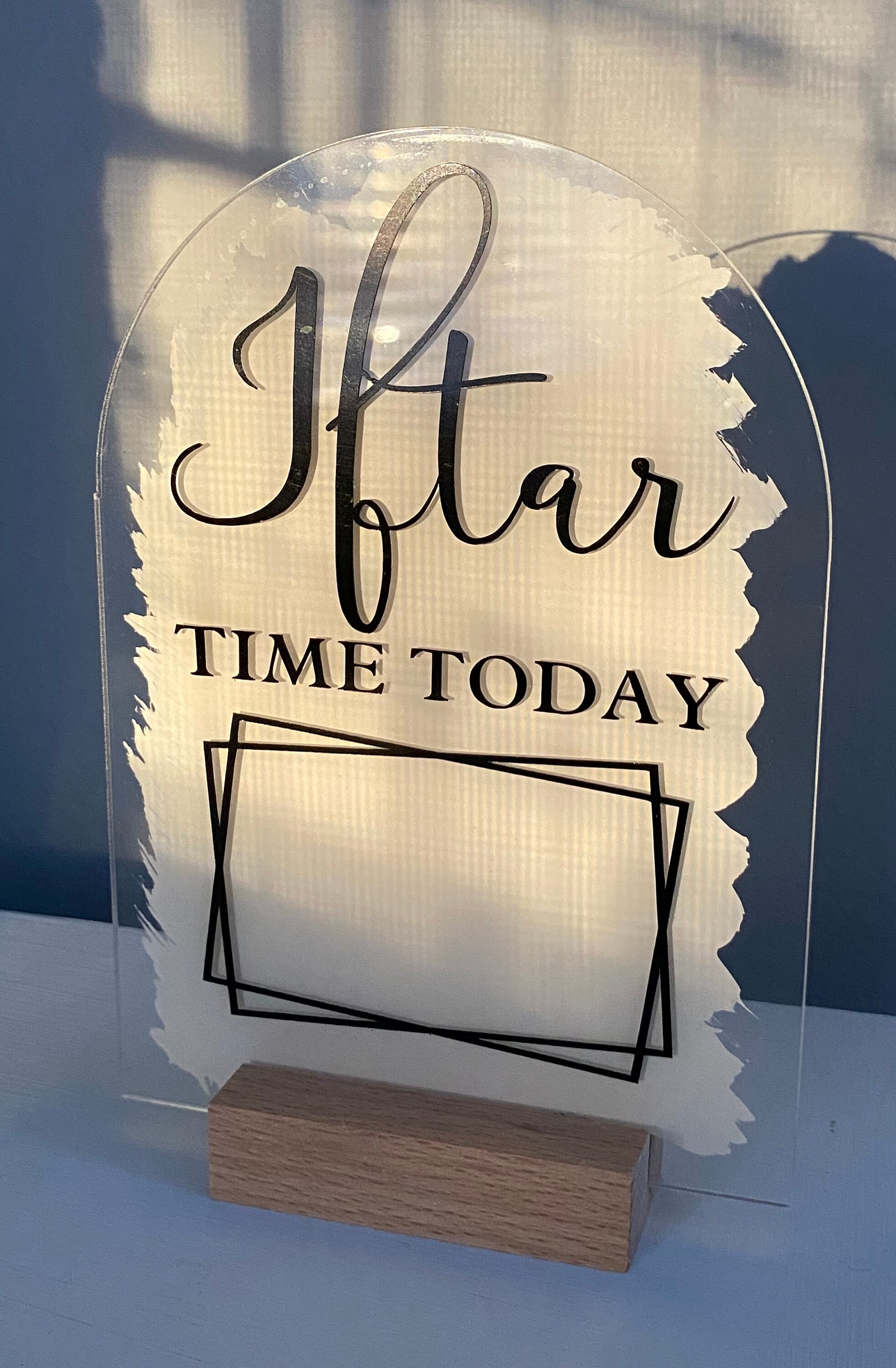 Ramadan Iftar Time Tracker Table Sign Decor - Etsy