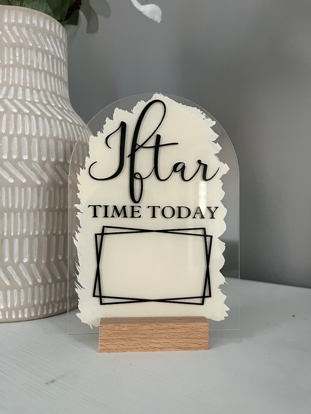 Ramadan Iftar Time Tracker Table Sign Decor - Etsy
