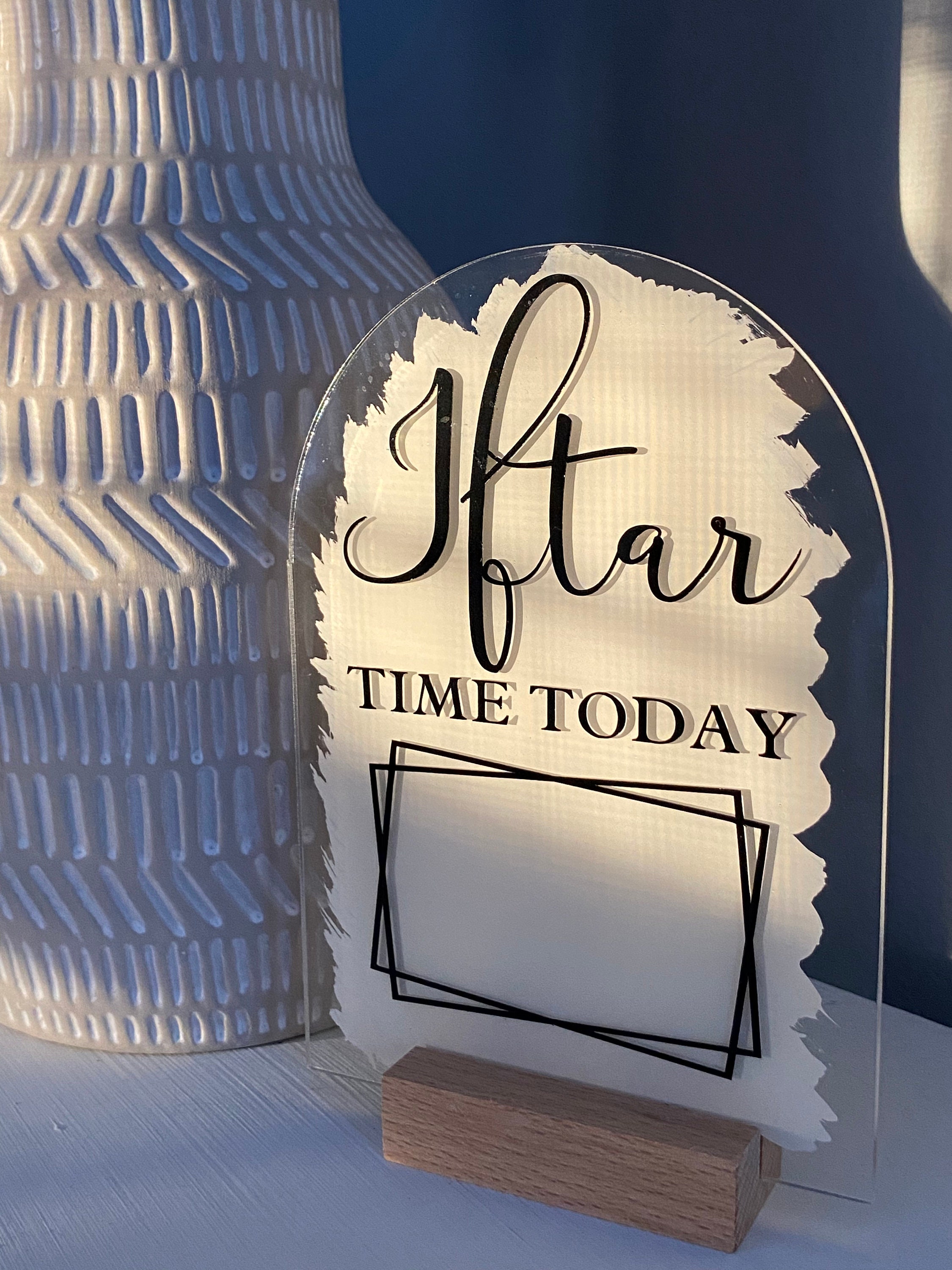 Ramadan Iftar Time Tracker Table Sign Decor - Etsy