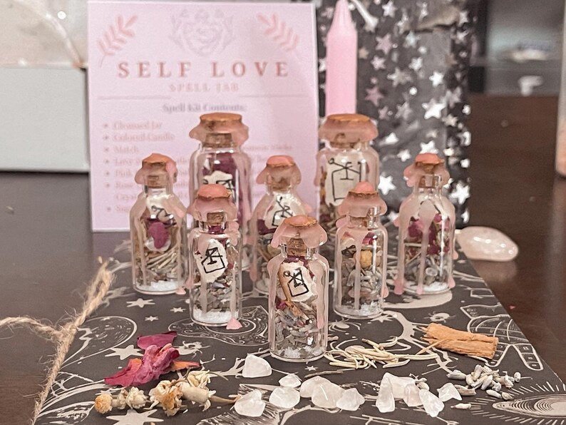 PREMADE SELFLOVE JAR | Self Love | Spell Jar | Spell Jar for Beginners ...