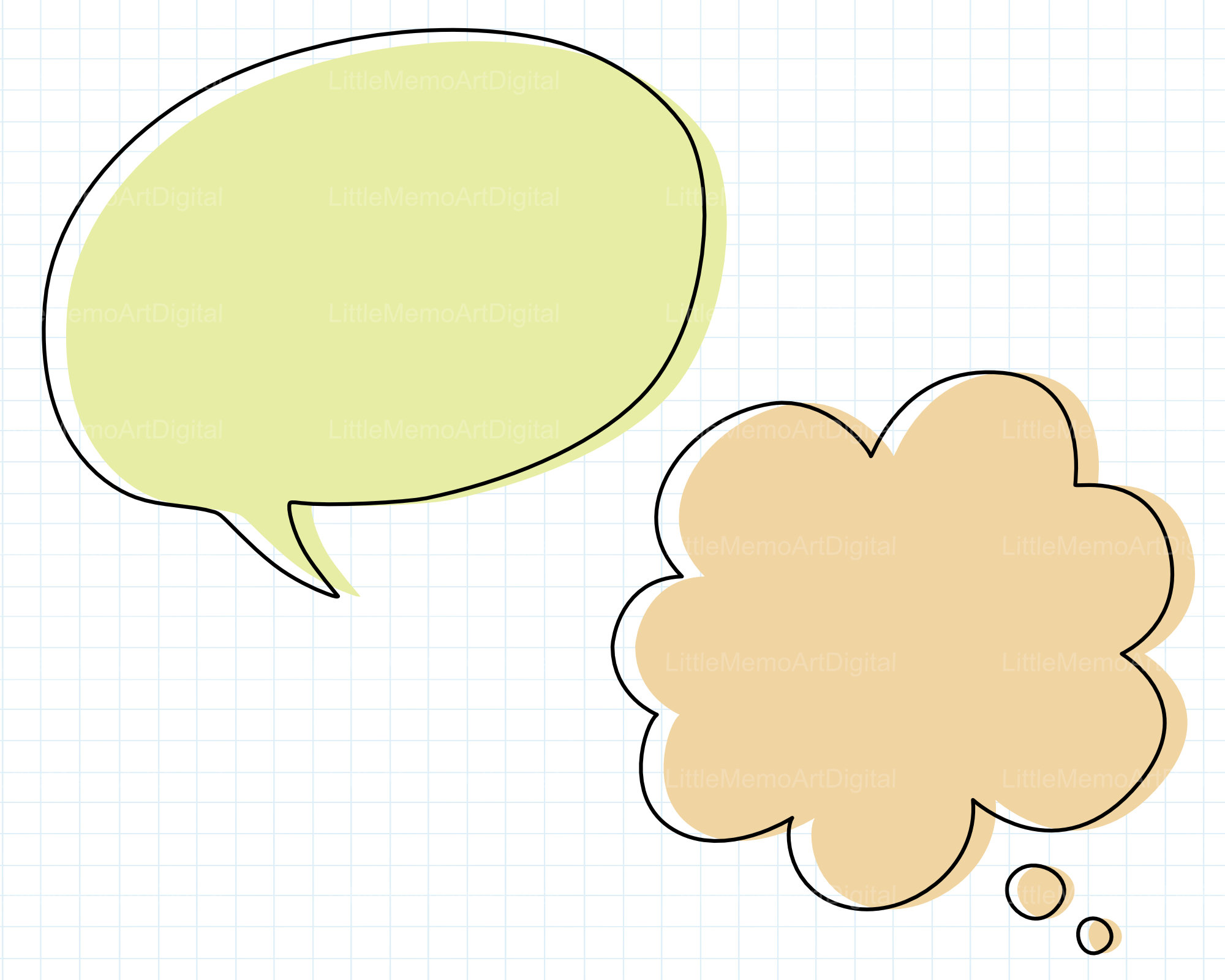 Sprechblasen svg Sprechblasen Clipart Wortblase Chat | Etsy