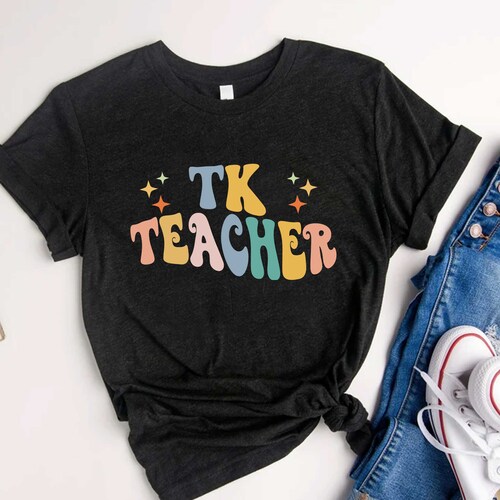 Hello TK Teacher Shirt Retro T-K Teaching Shirts First Day - Etsy