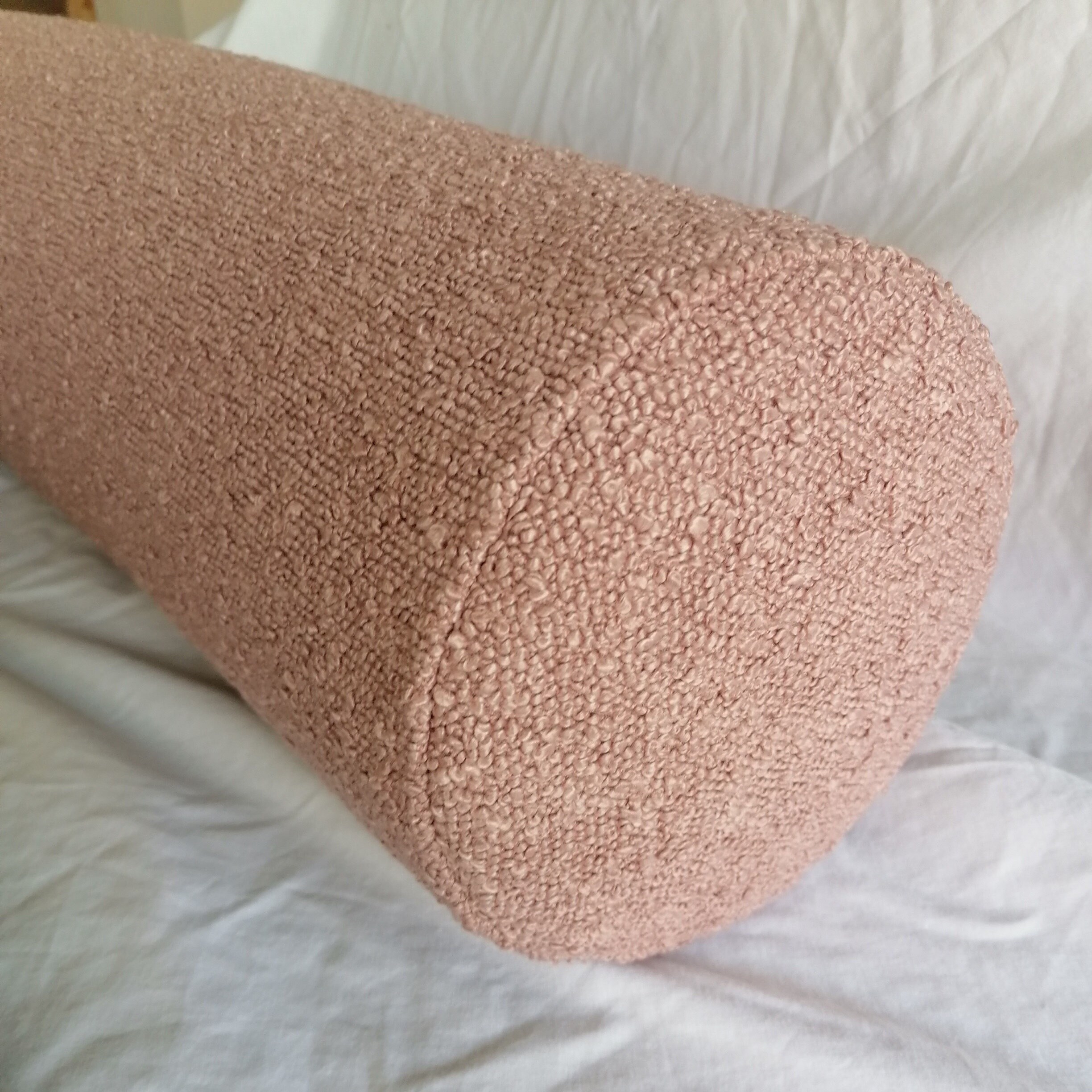 Any Size Bouclé Bolster Pillow/decor Pillow/bed Bolster/sofa Pillow ...