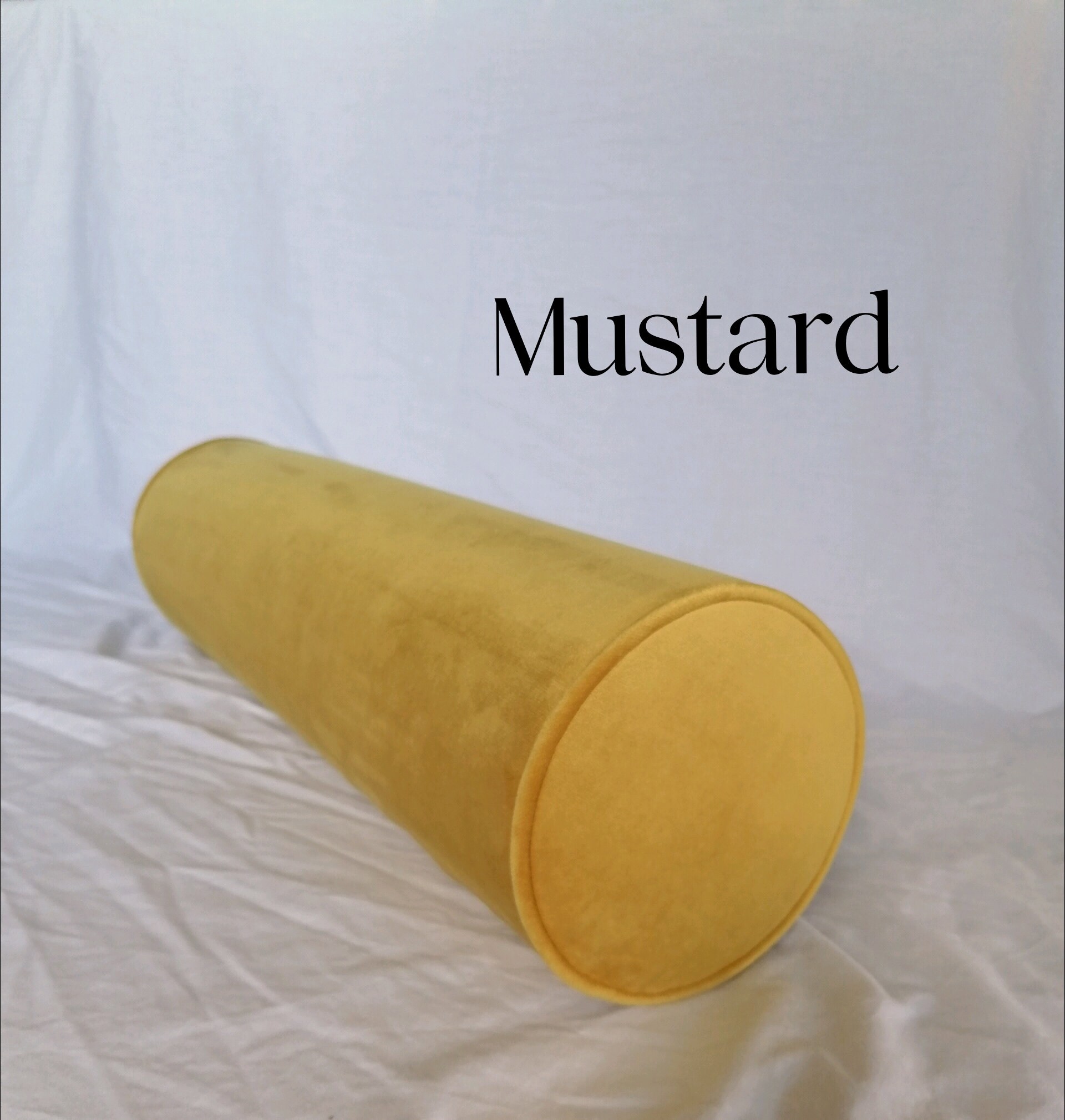 Any Size Bolster Pillow/accent Cushion/velvet Round Bolster/firm Insert ...