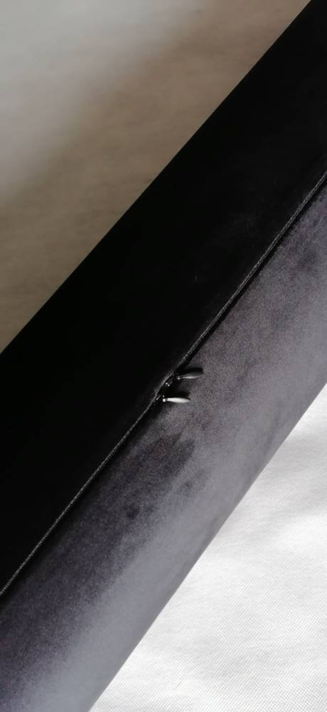 Bolster Pillow/custom Bolster/black Velvet Cover/decorative Bolster/eco ...