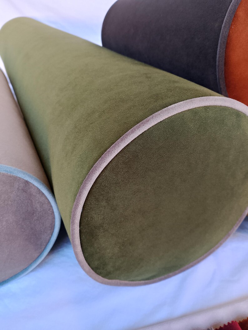 Velvet Bolster Pillow/custom Size Cushion/eco Velvet/pillow for Daybed ...