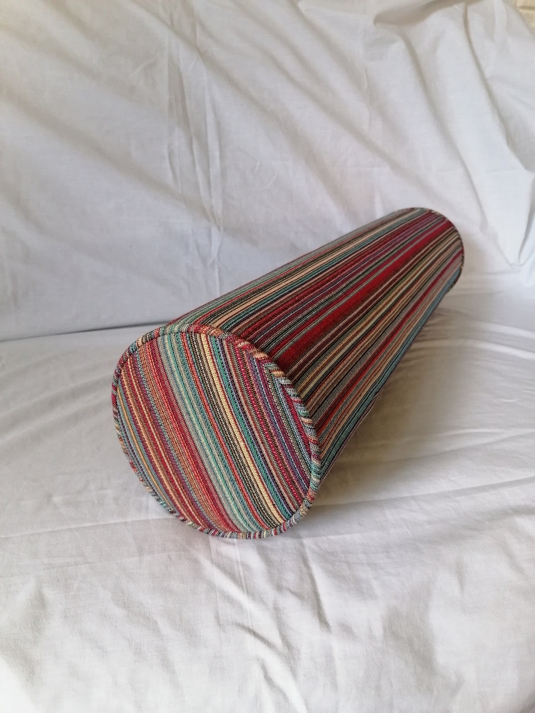 Striped Bolster Pillow/accent Modern Cushion/jacquard Bolster ...
