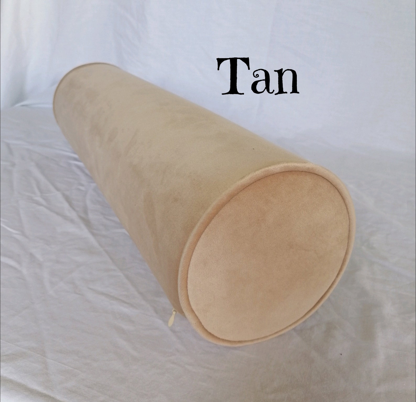 Any Size Bolster Pillow/accent Cushion/velvet Round Bolster/firm Insert ...