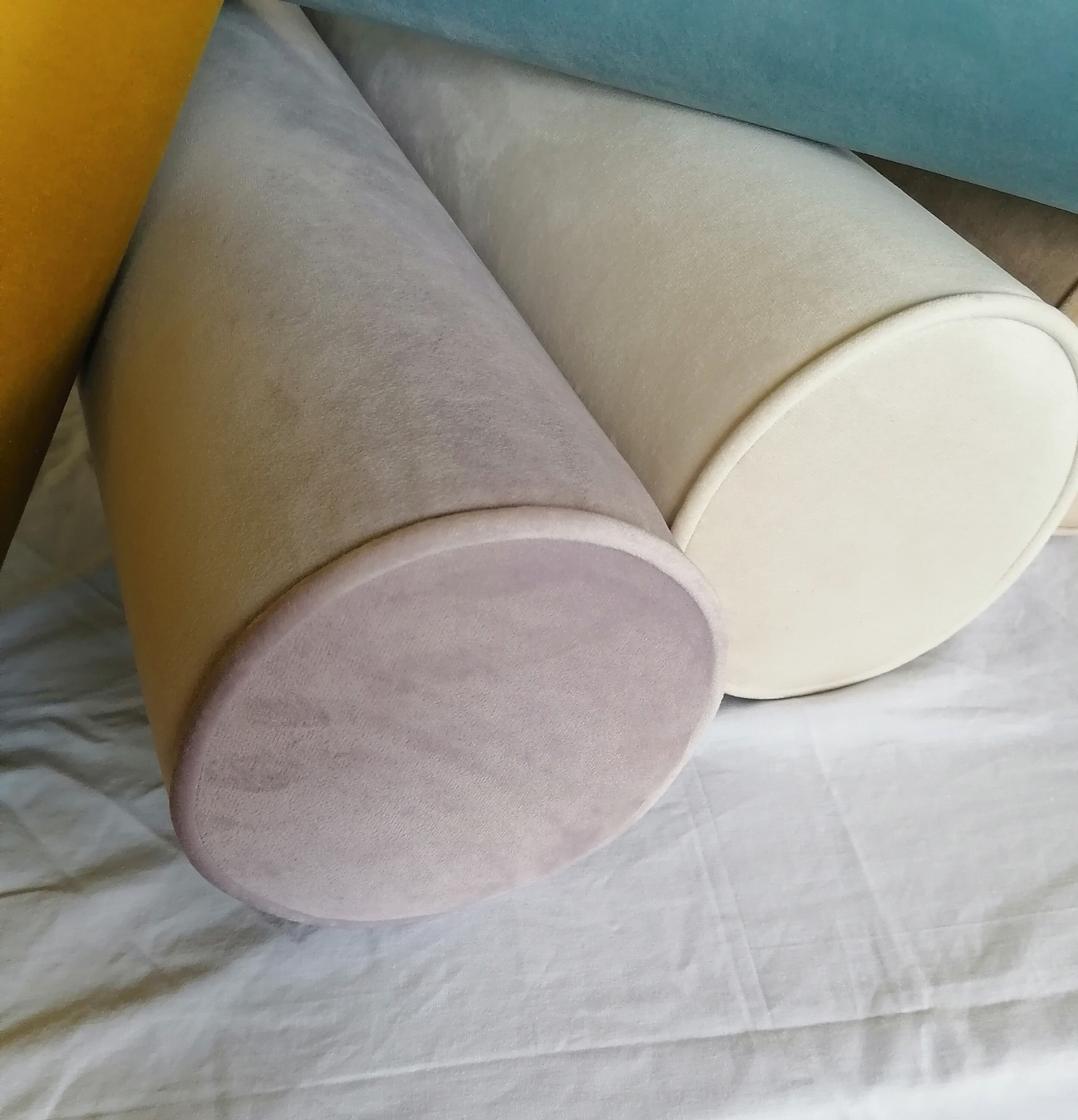 Any Size Bolster Pillow/accent Cushion/velvet Round Bolster/firm Insert ...