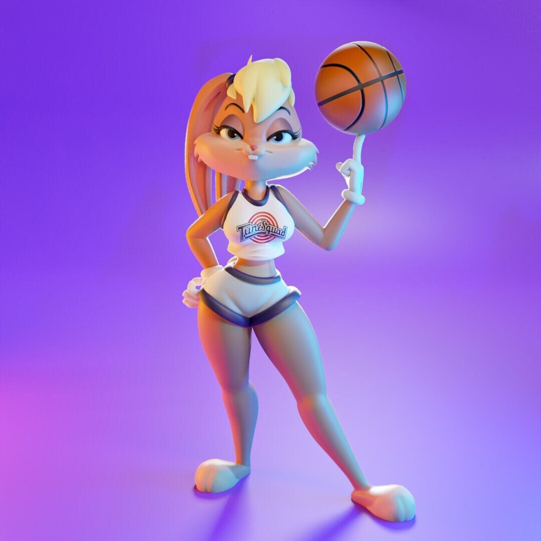 Lola Bunny Space Jam 1996 Print Stl File Etsy