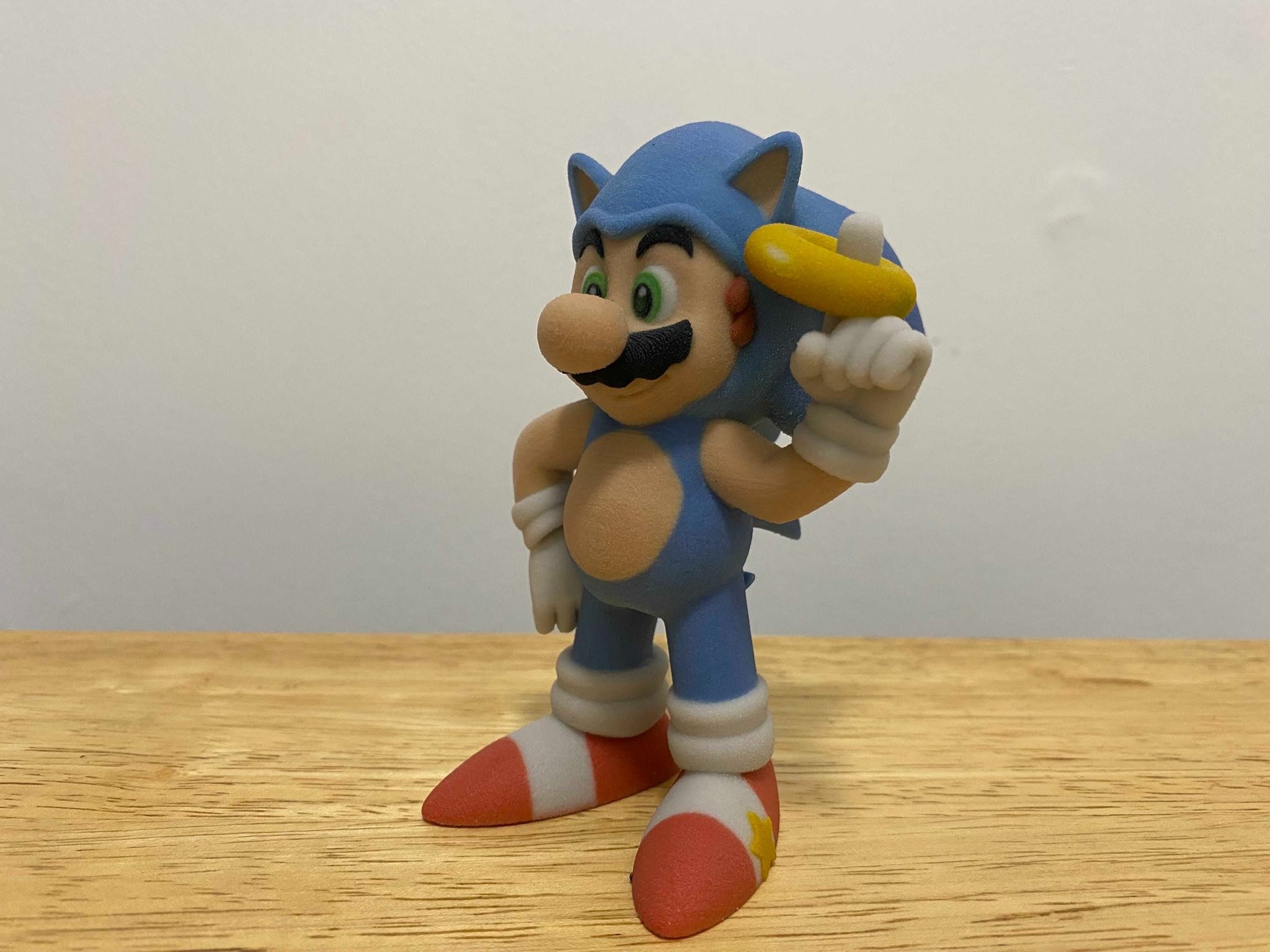 Mario Sonic Fusion Figurine (sandstone) - Etsy