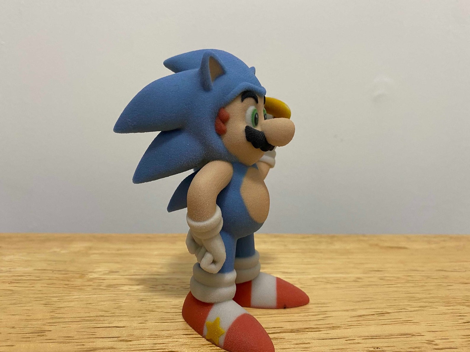 Mario Sonic Fusion Figurine (sandstone) - Etsy