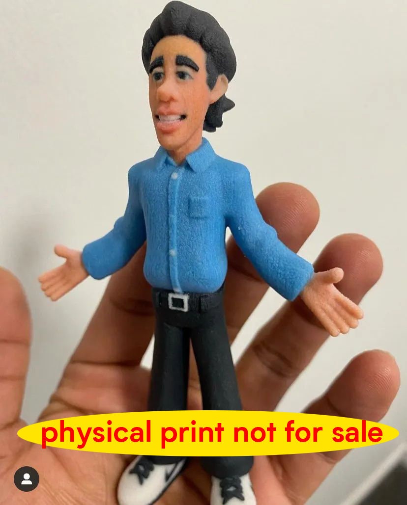 Jerry Seinfeld 3D Print File - Etsy
