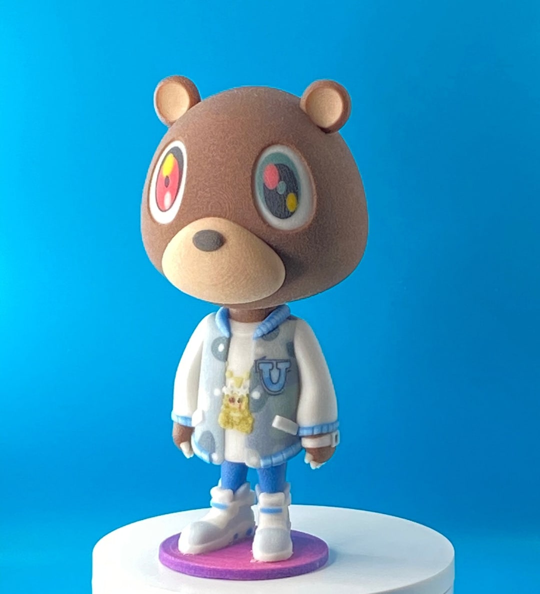 Drop Out Bear Figurine - Etsy