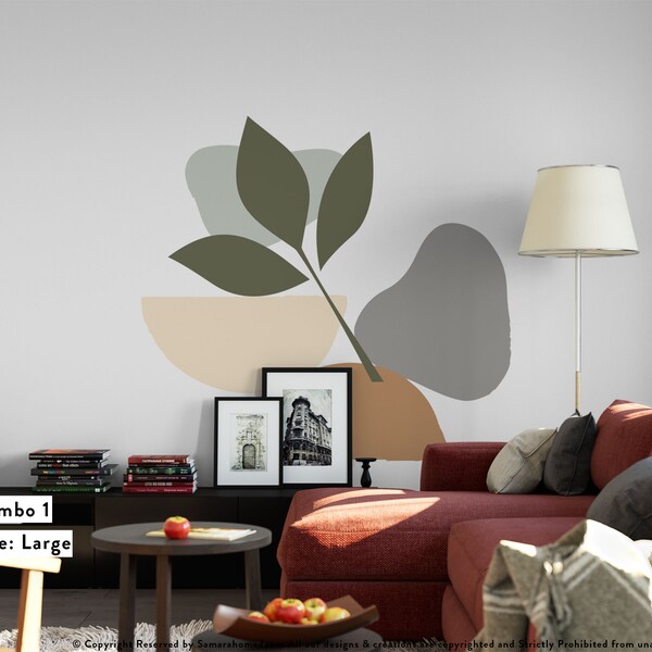 Geometric Wall Decal - Etsy UK