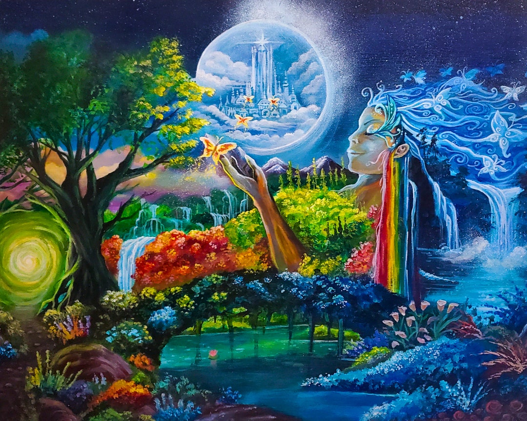 Fantasy Art Print, Fantasy Gift, Surreal Art, Fantasy Painting, Fantasy ...