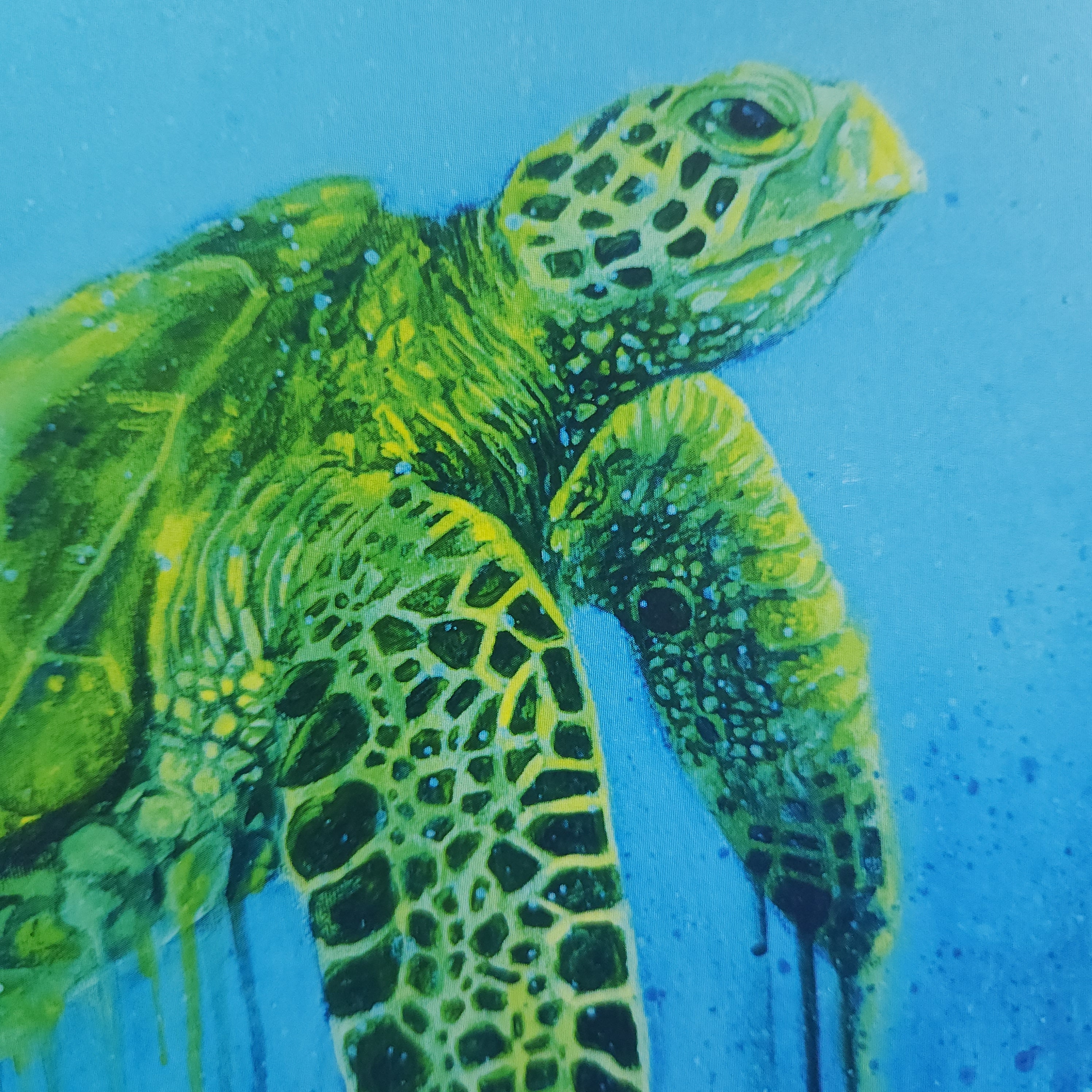 Sea Turtle Art, Sea Turtle Wall Art, Sea Turtle Decor, Reef Art, Beach ...