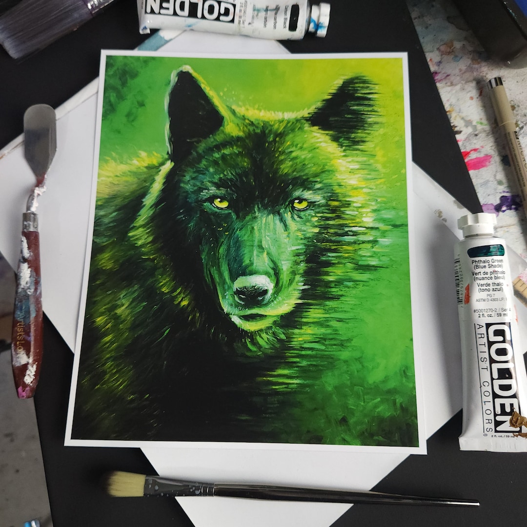 Wolf Art Print, Wolf Wall Art, Wolf Decor, Wolf Wall Decor, Wolf ...