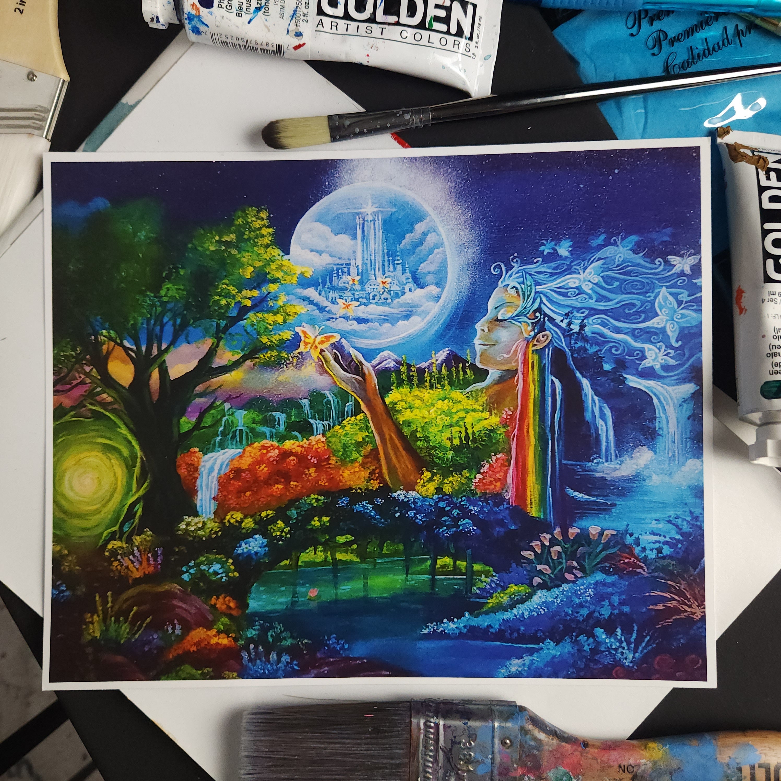 Fantasy Art Print, Fantasy Gift, Surreal Art, Fantasy Painting, Fantasy ...