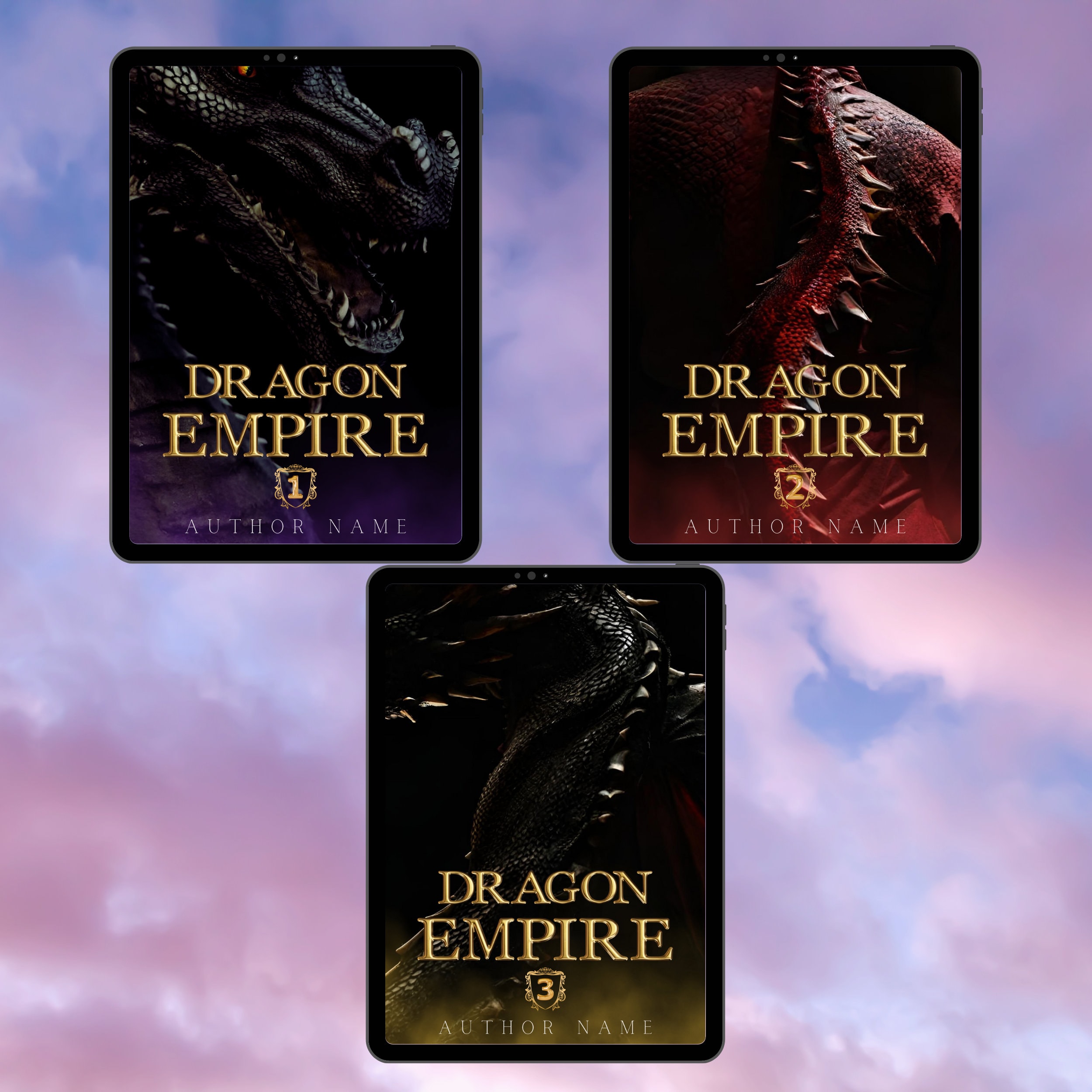 Fantasy Trilogy Customised Book Cover Design Premade Book Cover Design ...