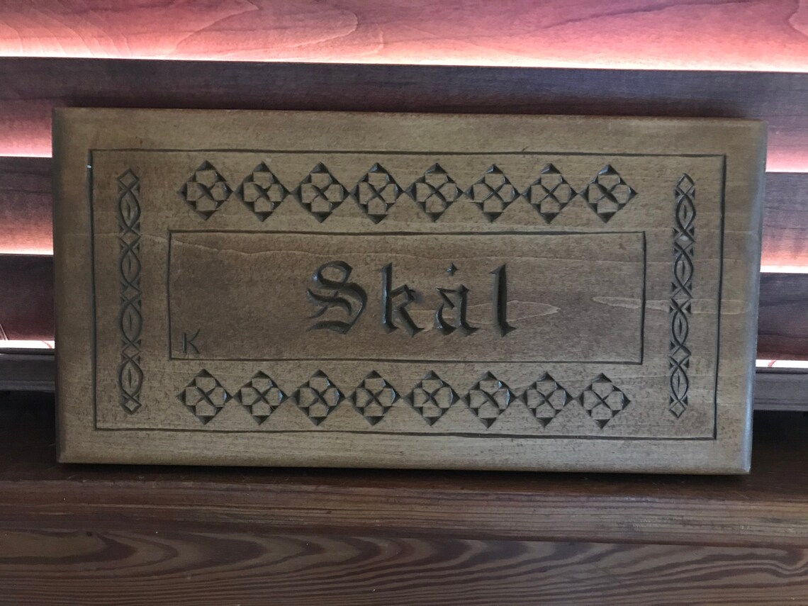 Hand Carved Sign - Etsy