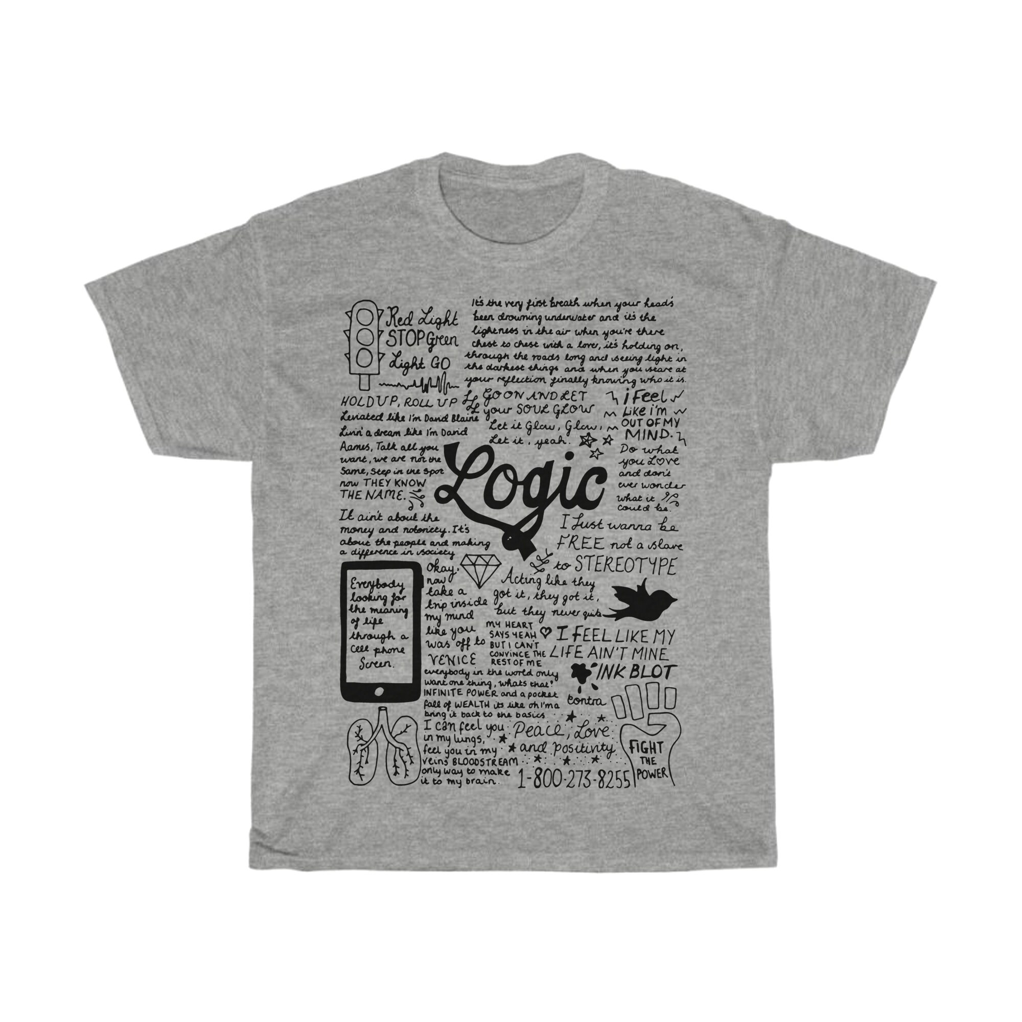 Logic rapper Logic rapper T Shirt Logic rapper Unisex | Etsy