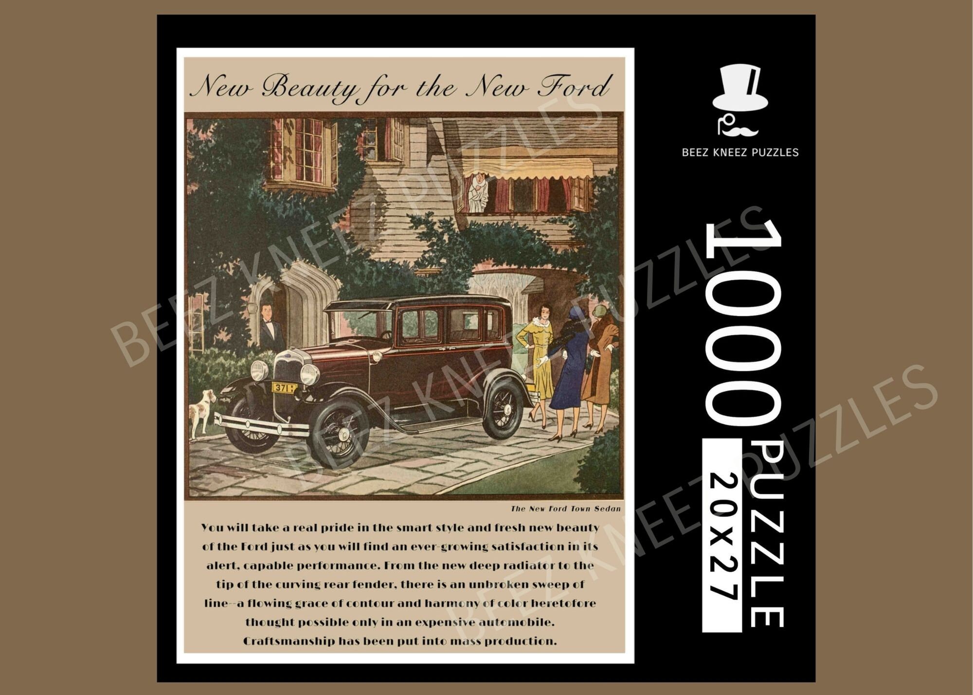 Model A Ford Ad Puzzles 15 Different Design Options - Etsy