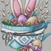 Easter Bunny Cross Stitch Pattern, Easter Bunny and Eggs Cross Stitch ...