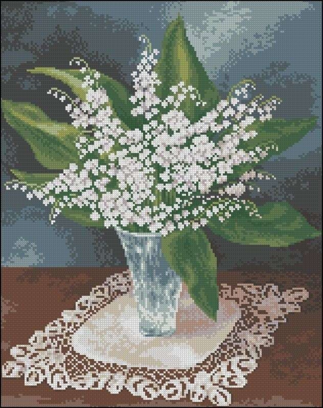 Spring Flowers Cross Stitch Pattern, Flowers Cross Stitch, Flowers in ...