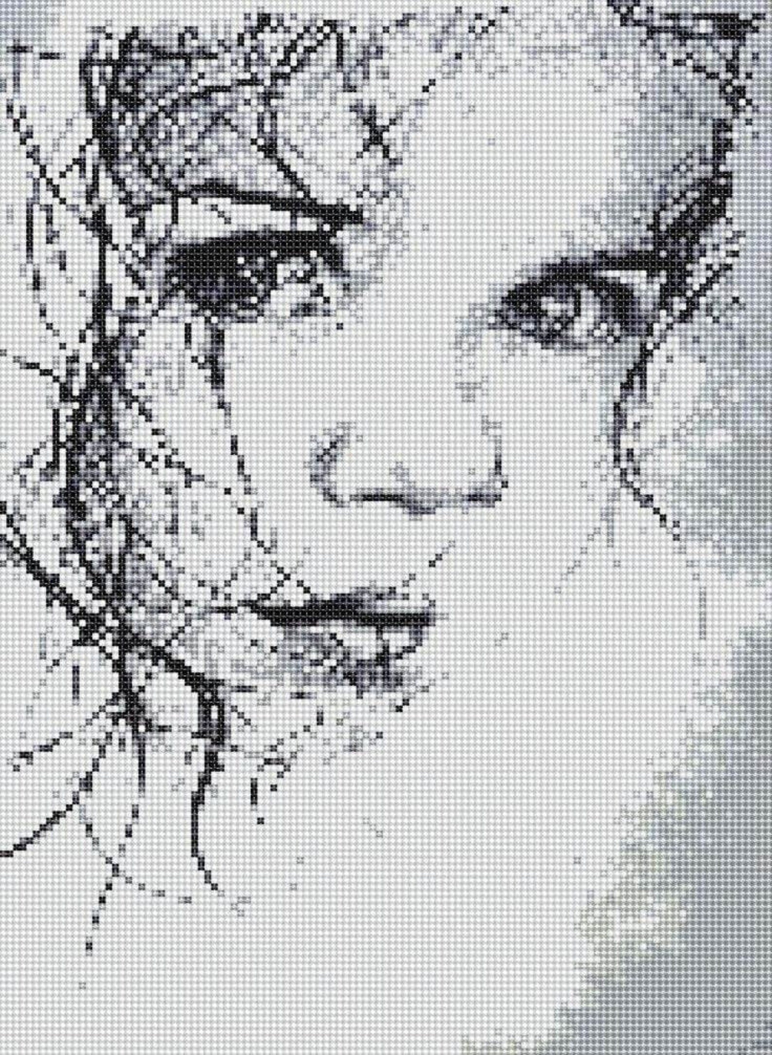 Baby Cross Stitch Pattern, Baby Portrait Cross Stitch, Child Portrait ...