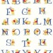 English Alphabet Cross Stitch Pattern, English Letters Cross Stitch ...