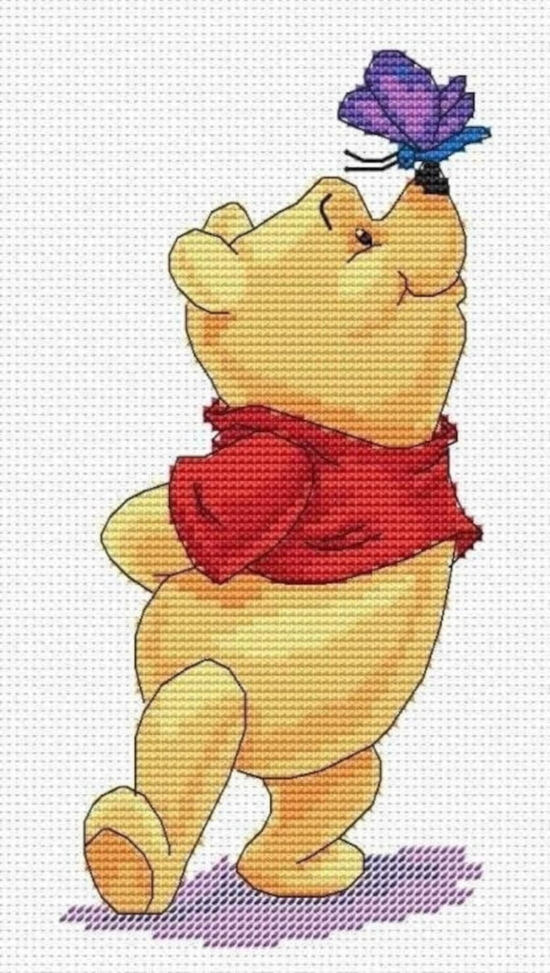 Winnie the Pooh Cross Stitch Pattern, Cross Stitch Pattern for Children ...
