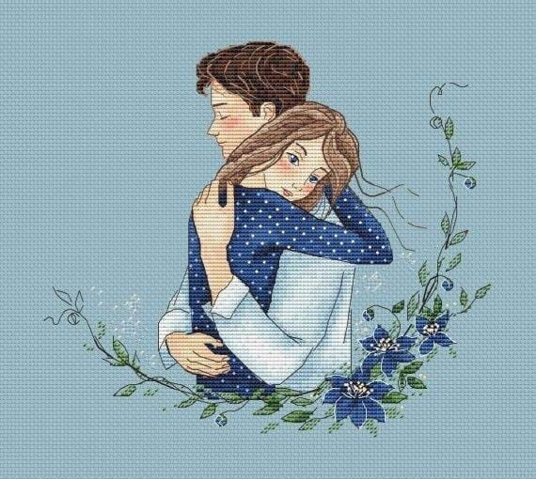 Lovers Cross Stitch Pattern, Family Cross Stitch Pattern, Love Cross ...