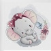 Elephant Cross Stitch Pattern, Little Elephant Cross Stitch, Elephant ...