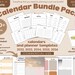 Calendar Bundle Pack 2022 2023 2024 2025 2026 Printable and - Etsy