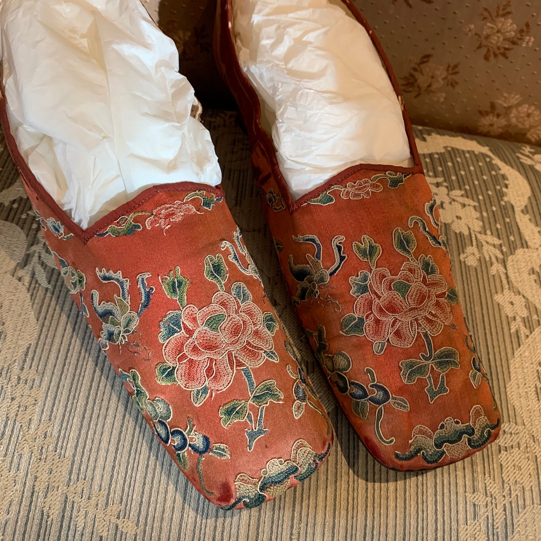 So Beautiful RARE Antique Victorian Chinese Export Embroidered - Etsy