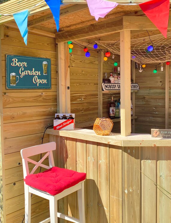 Outdoor Sign Beer Garden Open Signs Wall Hangings | Etsy