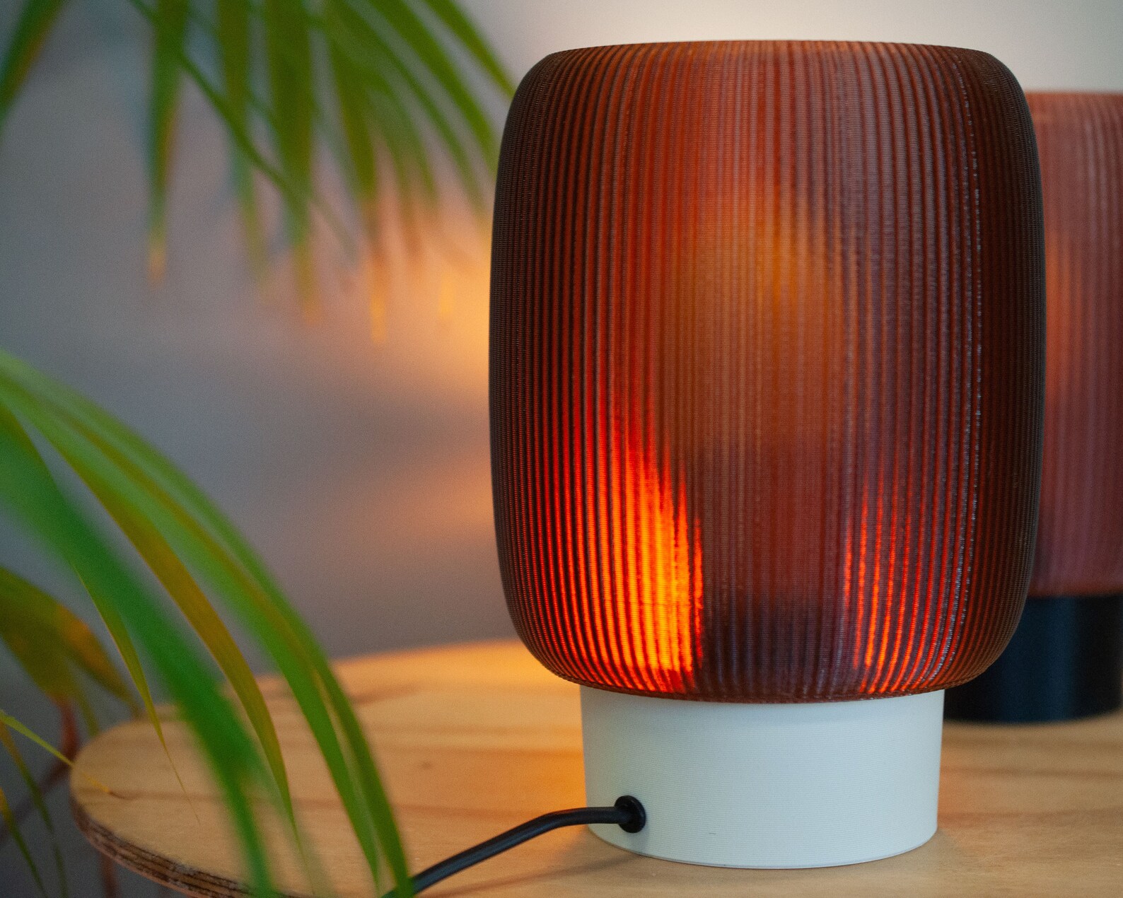 Table Lamp TORO X AMBER Retro Minimal Design 3d Printed - Etsy