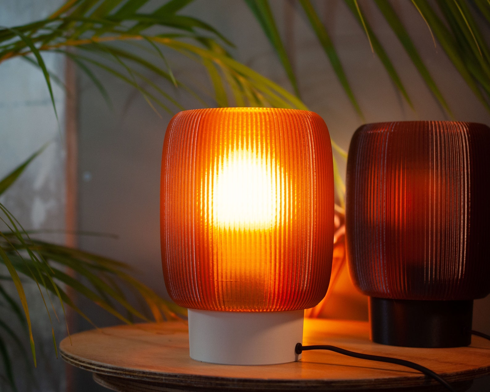 Table Lamp TORO X AMBER Retro Minimal Design 3d Printed - Etsy