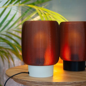 Table Lamp TORO X AMBER Retro Minimal Design 3d Printed - Etsy