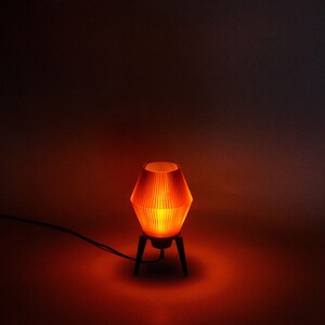KERO - Space Age Table Lamp | Warm Amber Light | Recycled Plastic ...