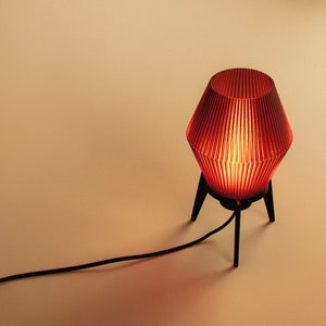 KERO - Space Age Table Lamp | Warm Amber Light | Recycled Plastic ...
