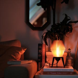 KERO - Space Age Table Lamp | Warm Amber Light | Recycled Plastic ...