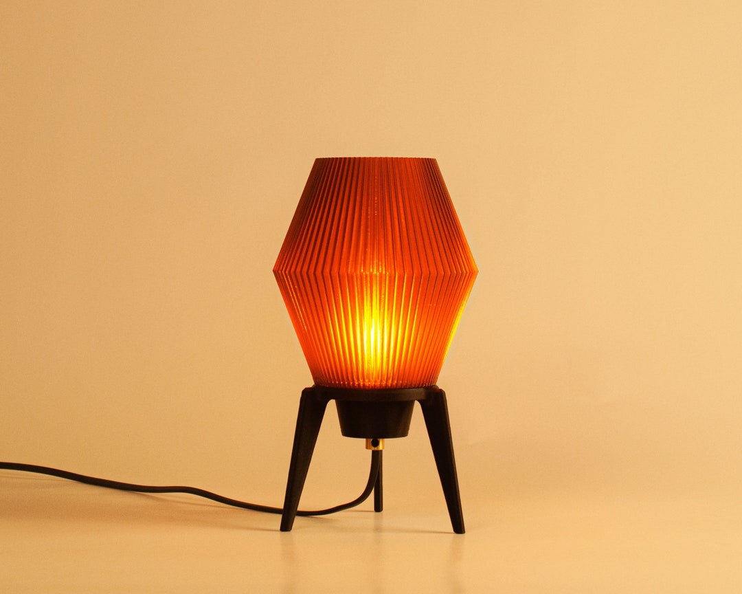 KERO - Space Age Table Lamp | Warm Amber Light | Recycled Plastic ...