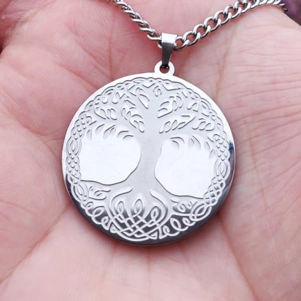 Mens Norse Tree of Life Necklace - Etsy