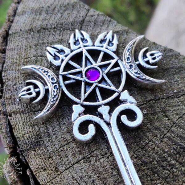 Pentagram Pin - Etsy