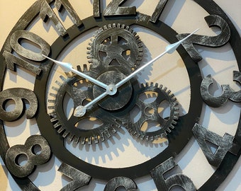 Gear Wall Clock | Etsy