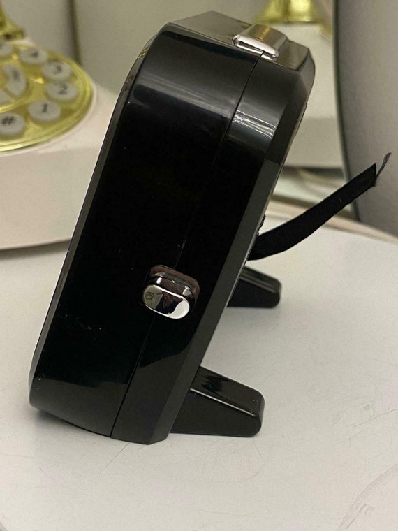 Bed Side Black Square Plastic Alarm Clock 000150 Home Décor Home ...