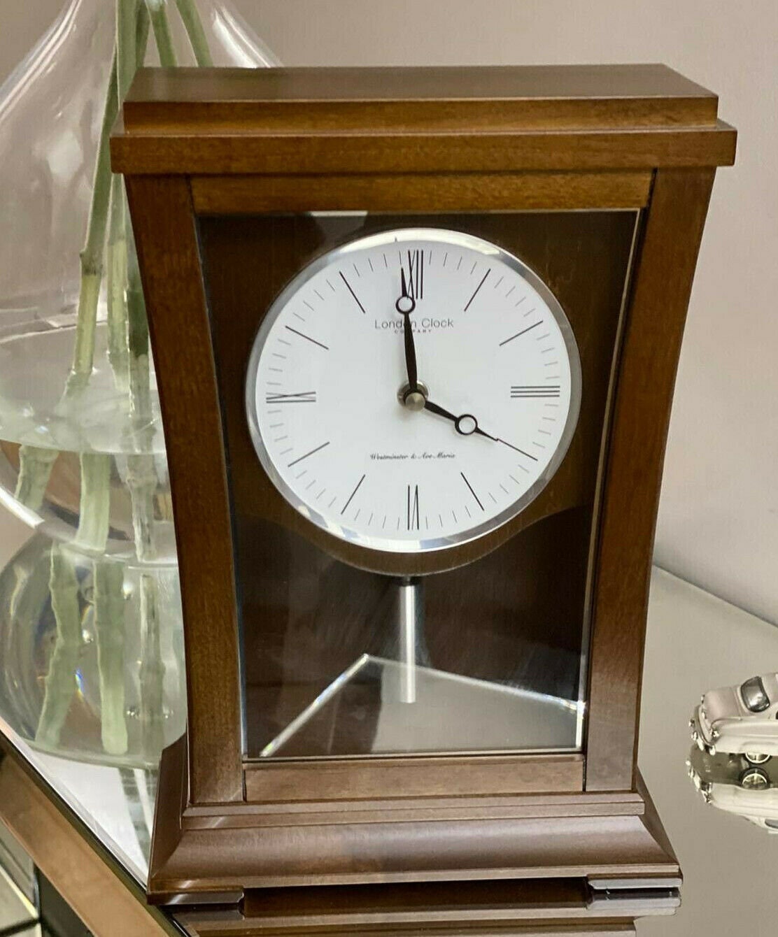 London Clock Company Wooden Pendulum Mantel Clock 07060 | Etsy